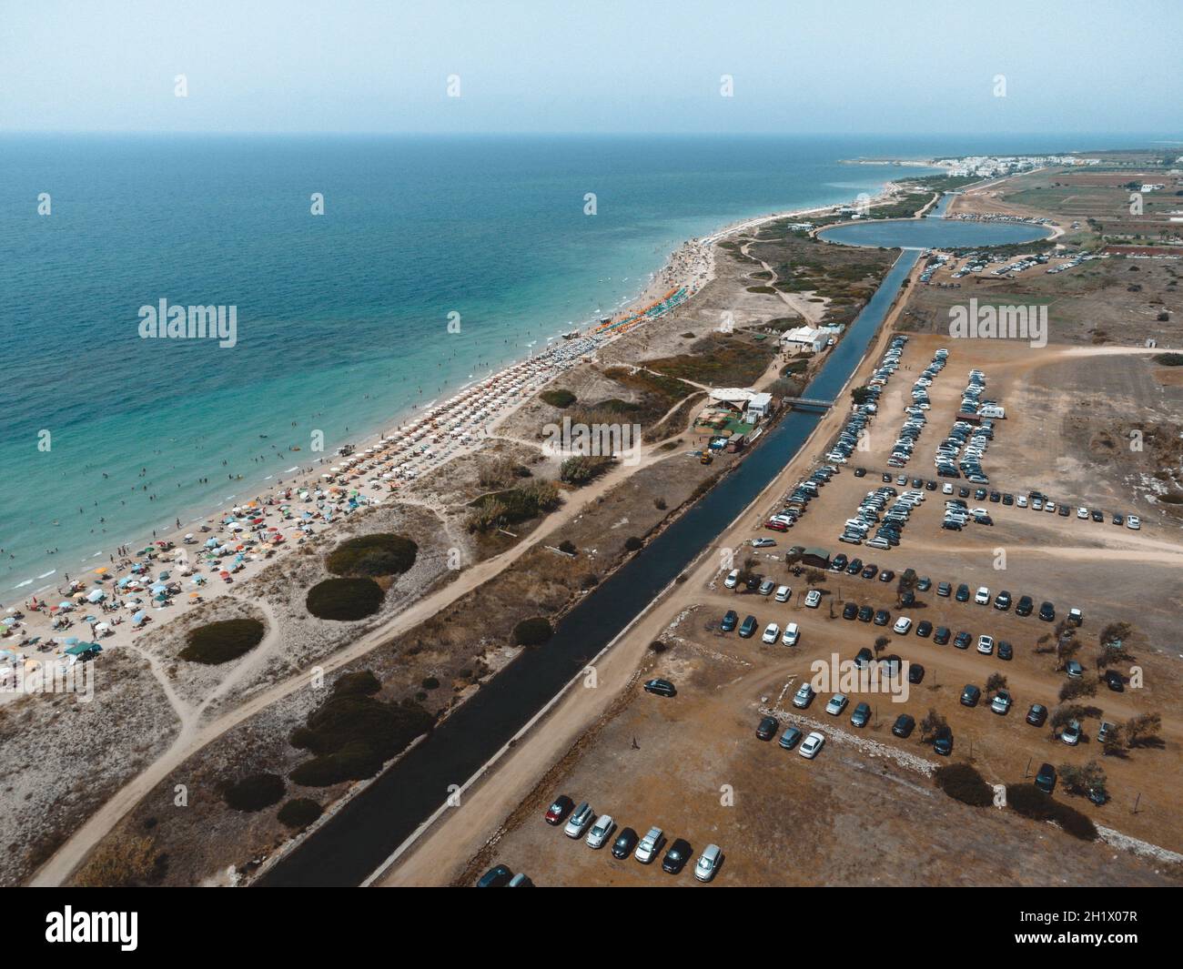 a fantastic beach in puglia: maldive del salento Stock Photo - Alamy