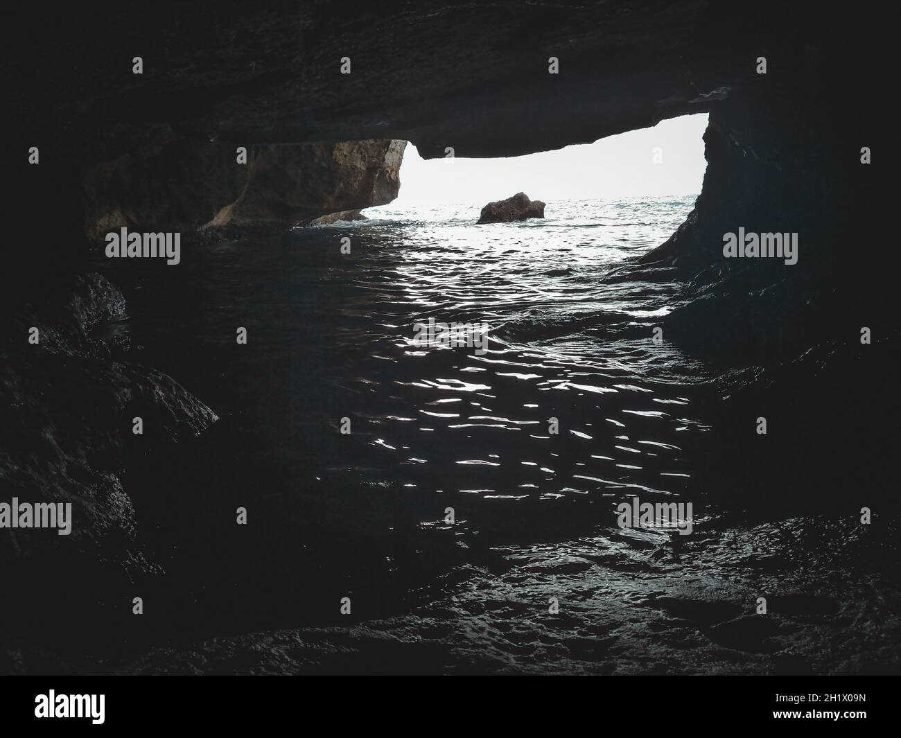 the green cavo of marina di andrano, in puglia Stock Photo - Alamy