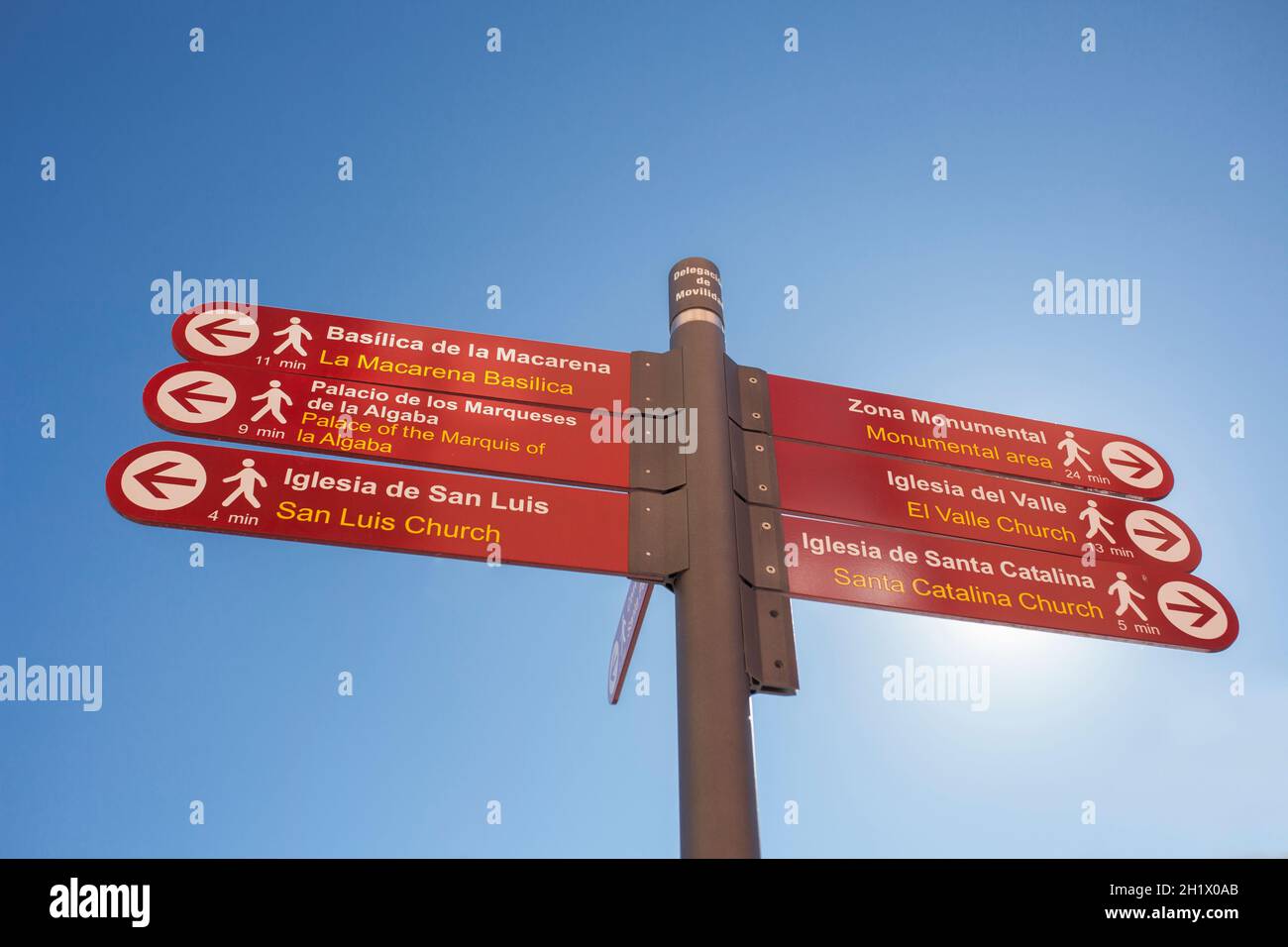 Seville, Spain - Sept 26th 2020: Macarena neighborhood directions ...