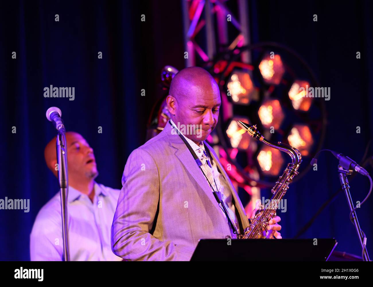 Cracow, Poland - July 11, 2021: Branford Marsalis Quartet live at 26rd ...