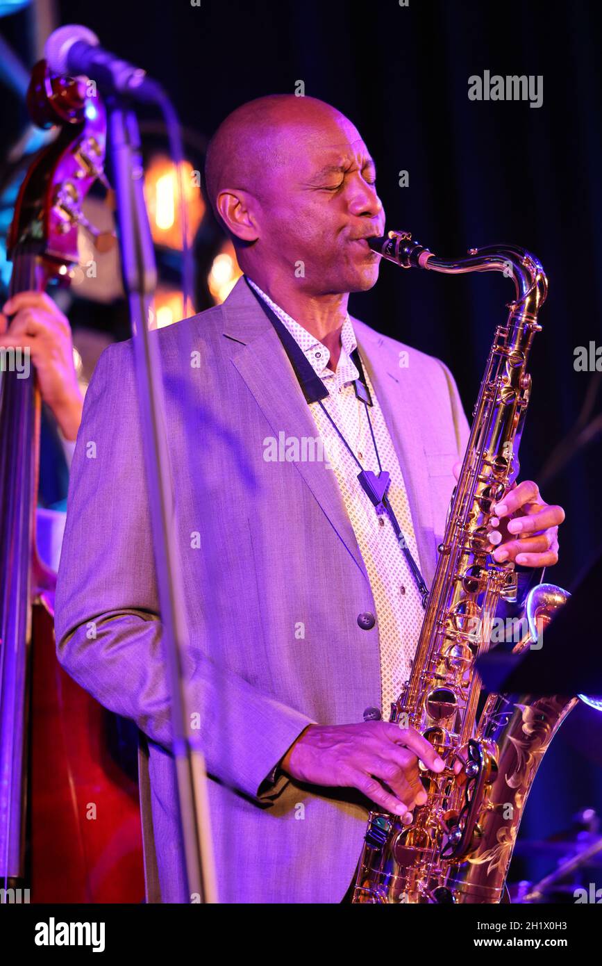 Cracow, Poland - July 11, 2021: Branford Marsalis Quartet live at 26rd ...