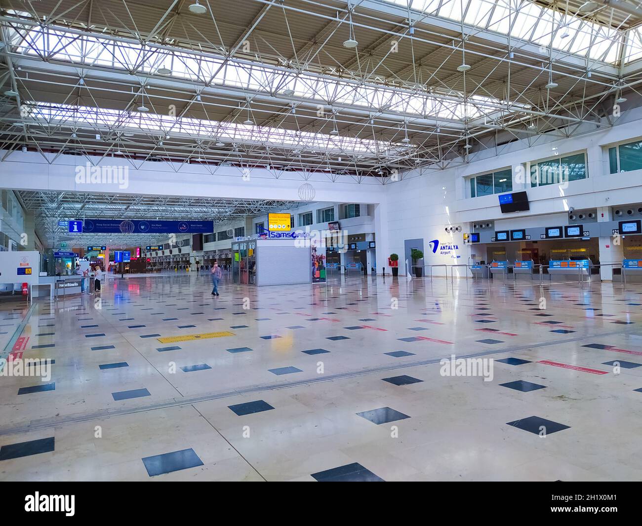 Antalya, Turkey - May 11, 2021: Antalya Airport - international ...