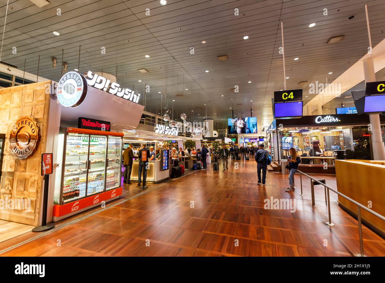 Copenhagen, Denmark - October 3, 2019: Copenhagen Kastrup airport (CPH ...
