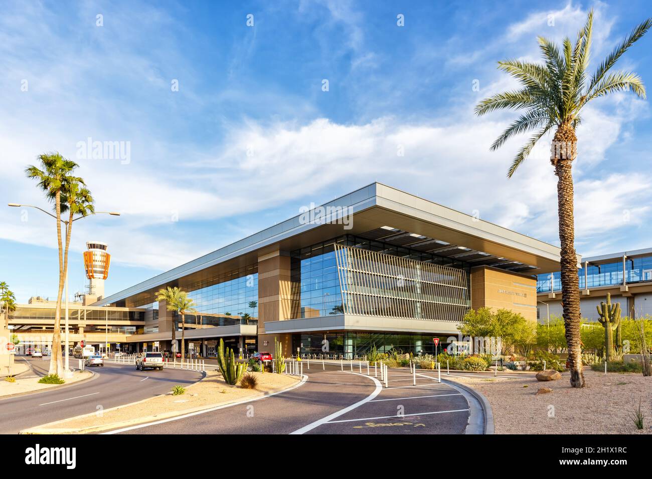 Phoenix, Arizona - April 8, 2019: Terminal 3 of Phoenix Sky Harbor ...
