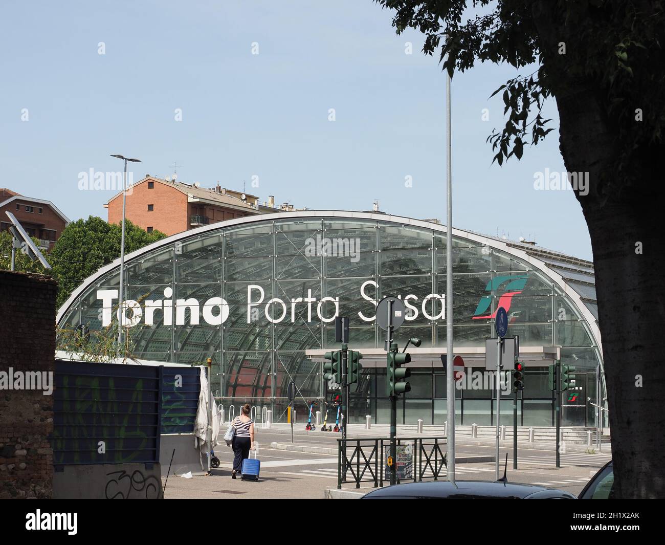 TURIN, ITALY - CIRCA AUGUST 2021: Torino Porta Susa railway station ...