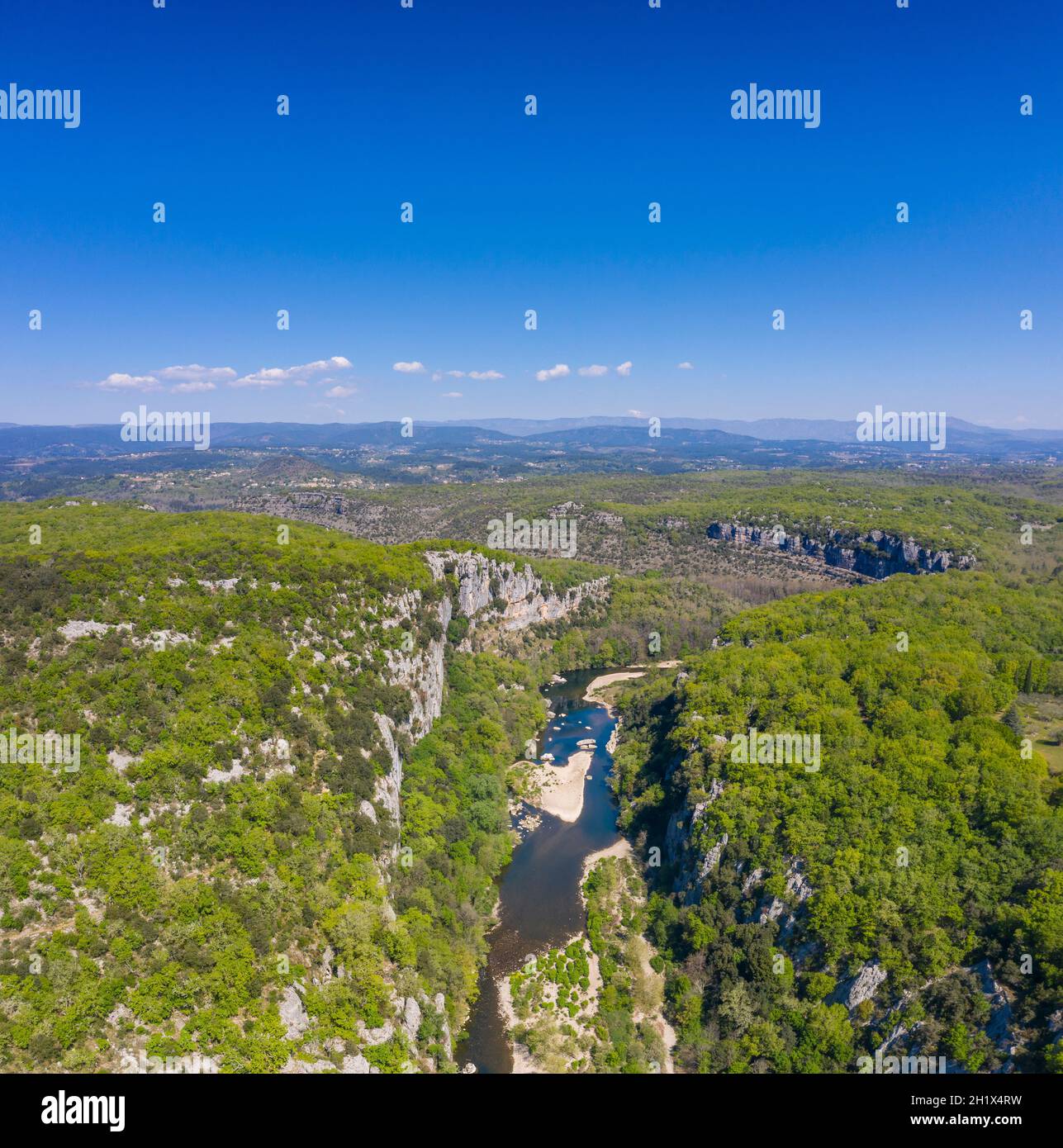 France, Ardeche, Parc naturel regional des Monts d'Ardeche (Monts d ...
