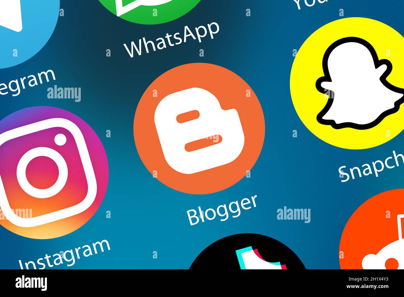 Blogger logo hi-res stock photography and images - Alamy