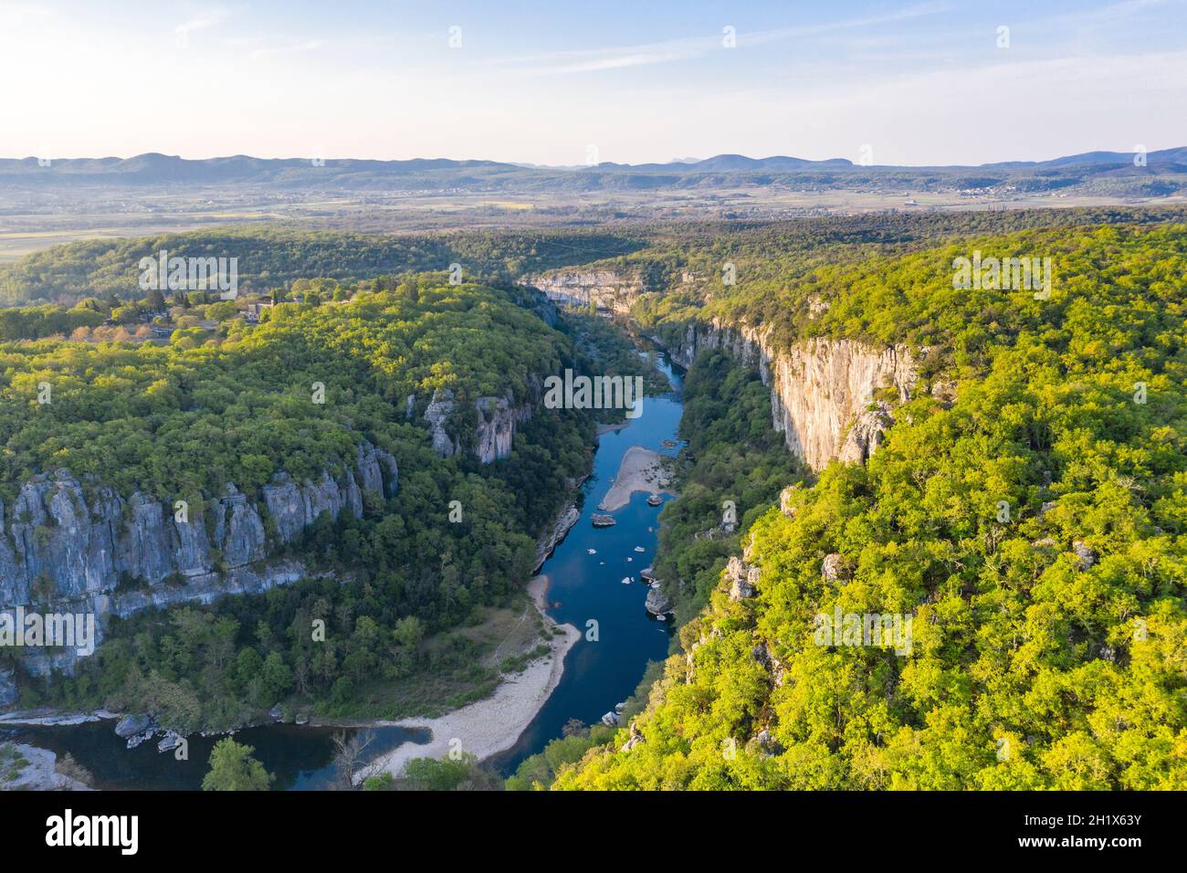 France, Ardeche, Parc naturel regional des Monts d'Ardeche (Monts d ...