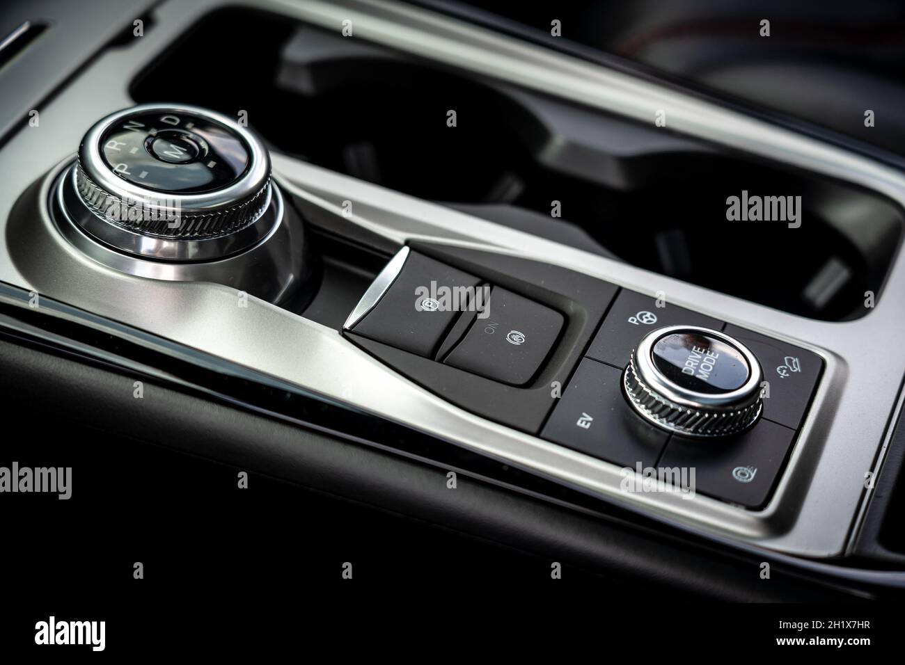 DIEDERSDORF, GERMANY - AUGUST 21, 2021: The details of interior of mid ...