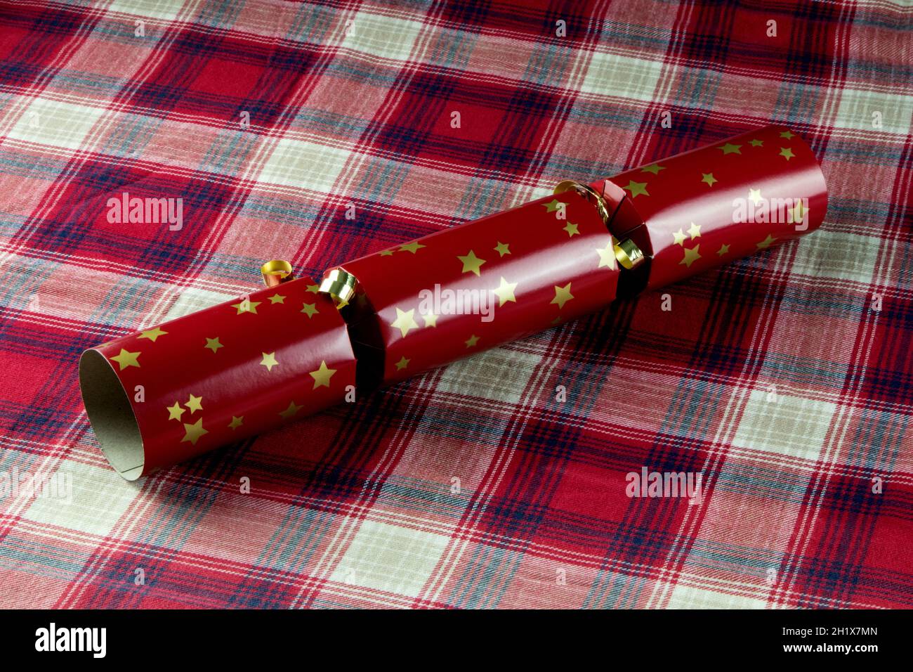 Festive red tartan plaid hi-res stock photography and images - Alamy