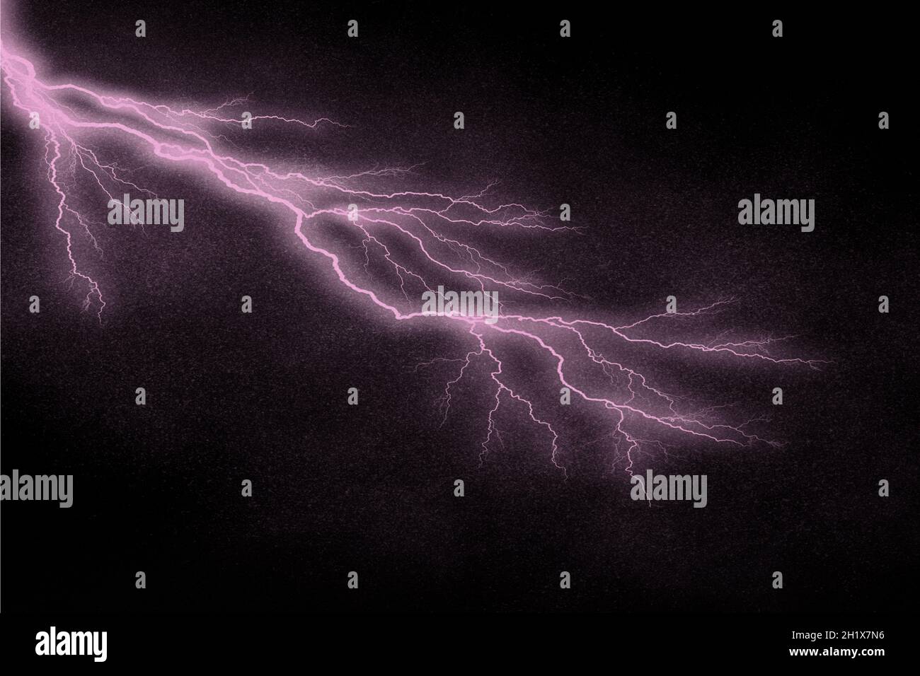 Illustration of heavy lightning on the dark sky background Stock Photo ...