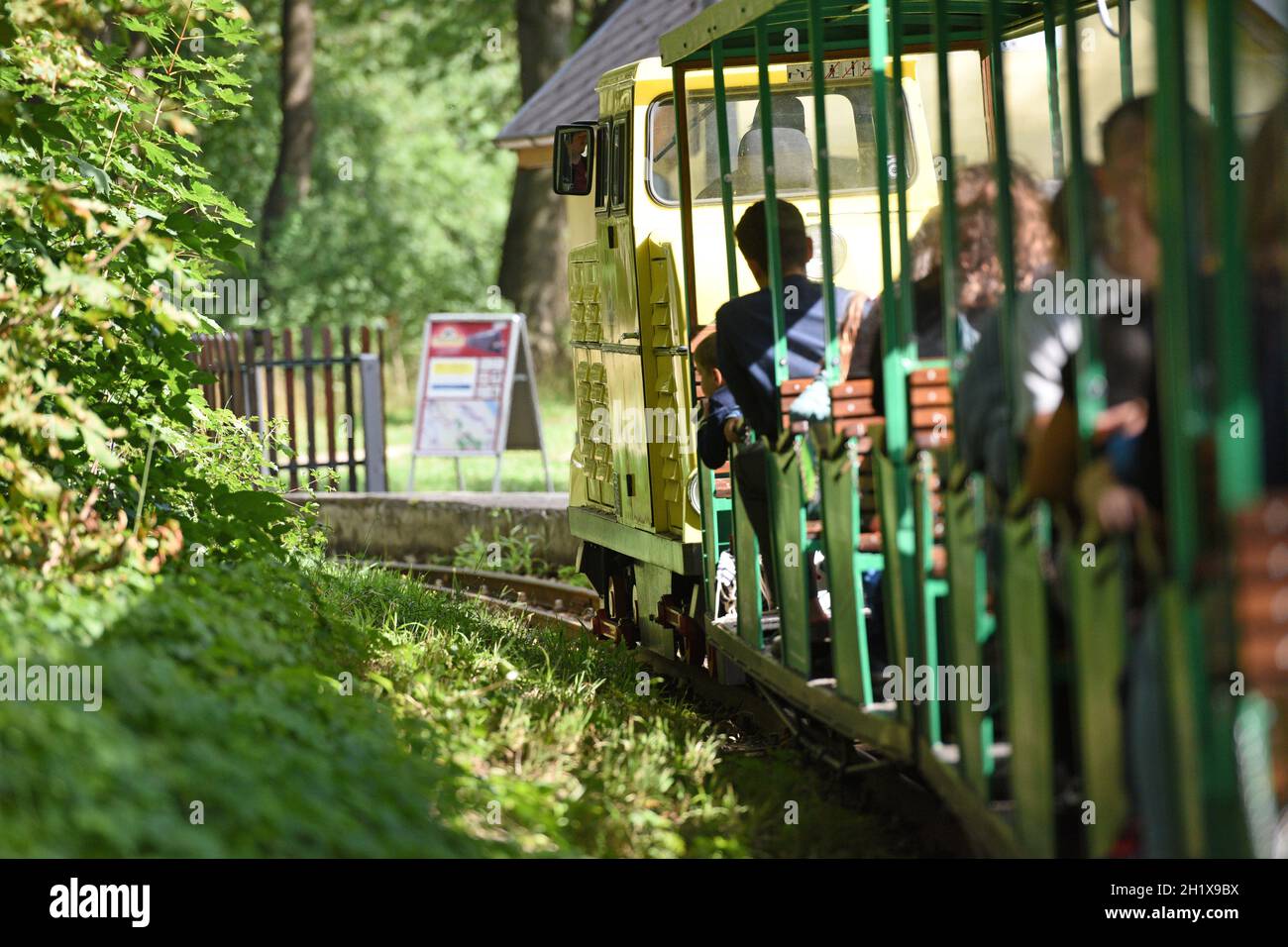 Liliput-Bahn im Wiener Prater, Wien, Österreich, Europa - Liliput-Train ...