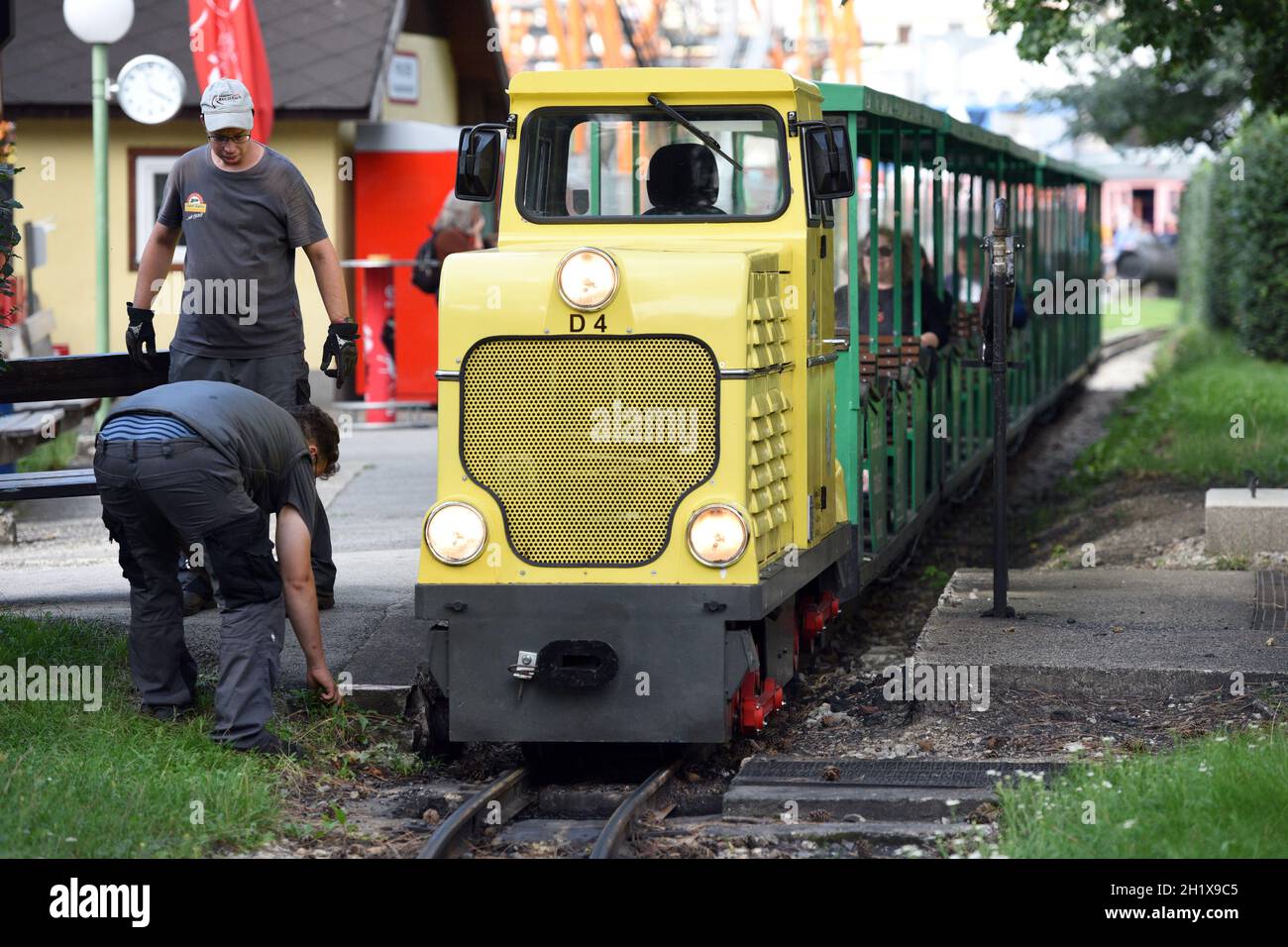 Liliput-Bahn im Wiener Prater, Wien, Österreich, Europa - Liliput-Train ...