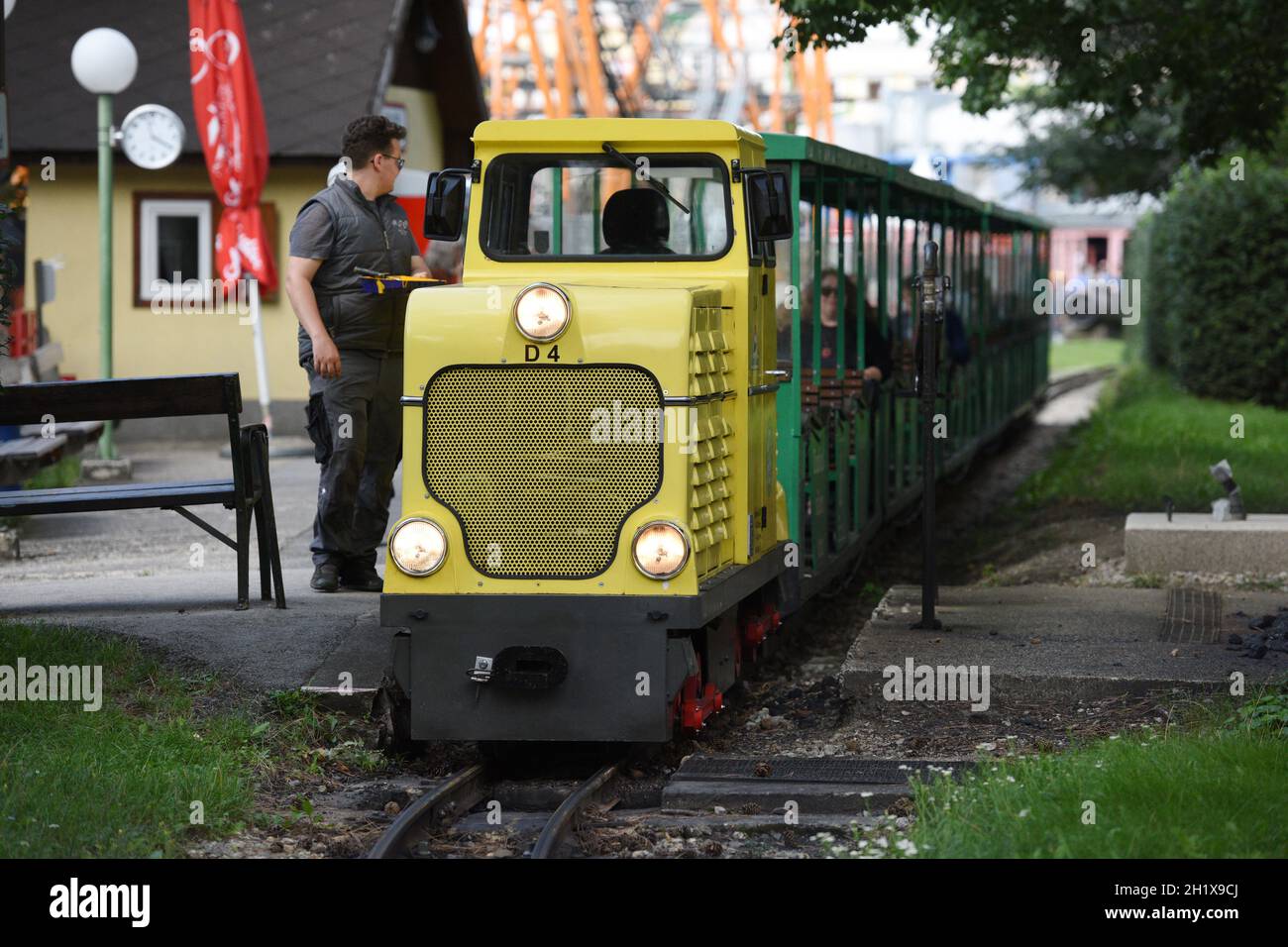 Liliput-Bahn im Wiener Prater, Wien, Österreich, Europa - Liliput-Train ...
