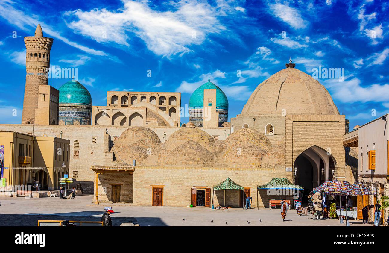 BUKHARA, UZBEKISTAN - MAY 1, 2019: Architecture of Historic Centre of ...