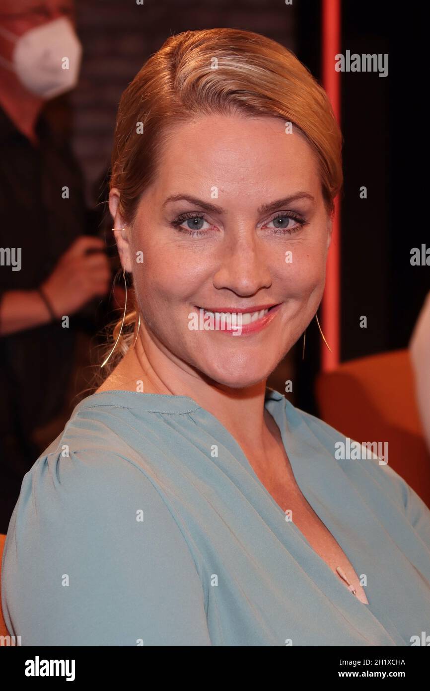 Judith Rakers, 3nach9 Talkshow Bremen, 10.09.2021 Stock Photo - Alamy