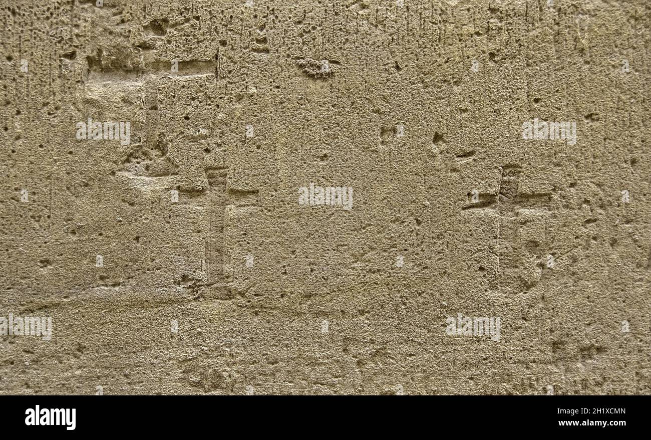 Christianity stone art culture detail heritage wall hi-res stock ...