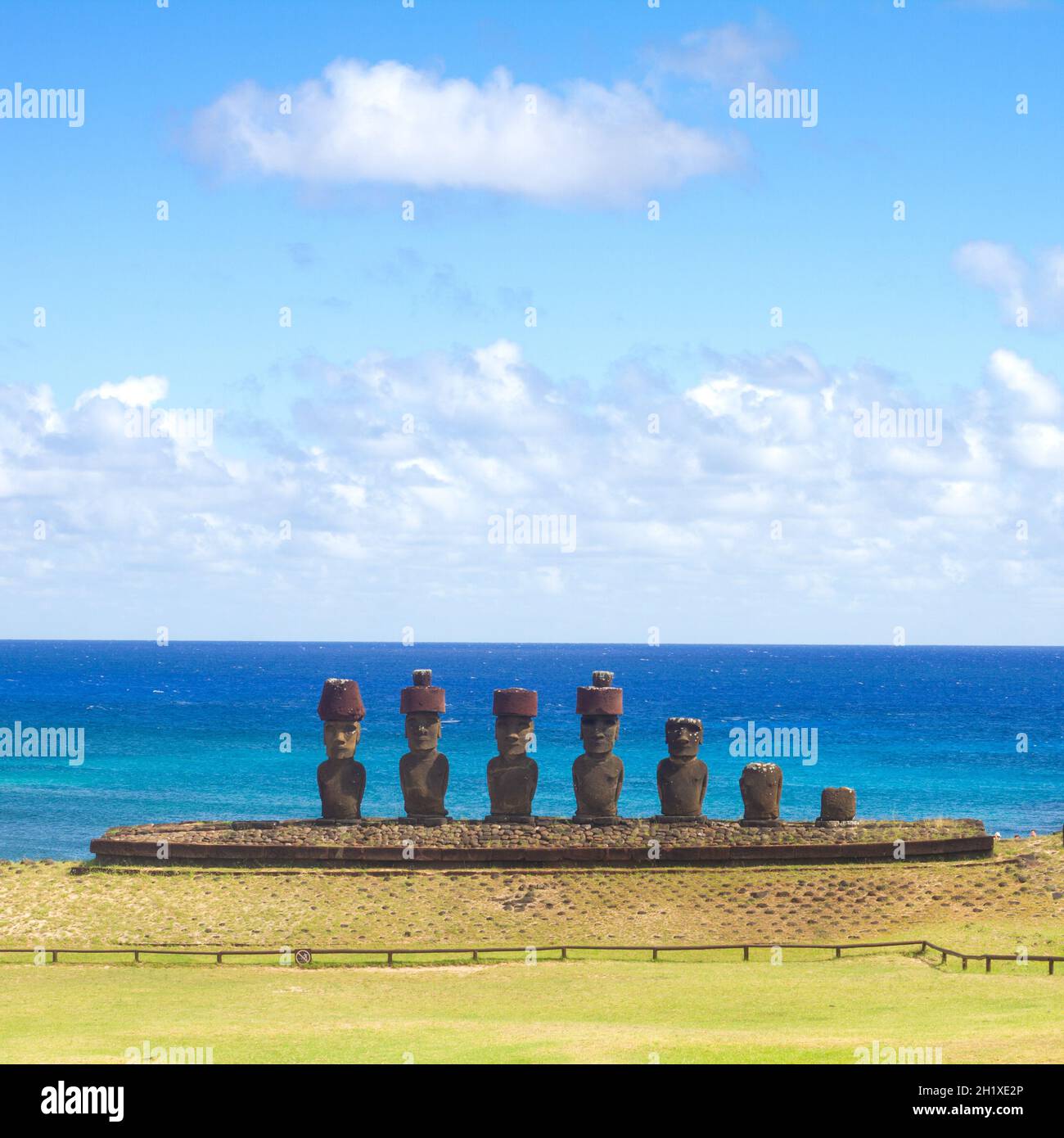Panorama of anakena beach hi-res stock photography and images - Alamy