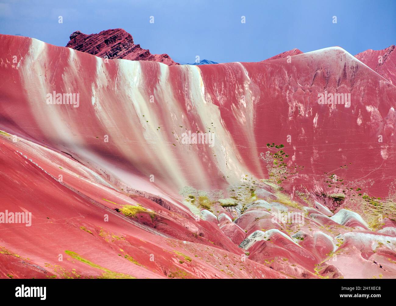 Rainbow mountains or Vinicunca Montana de Siete Colores, Cuzco region ...