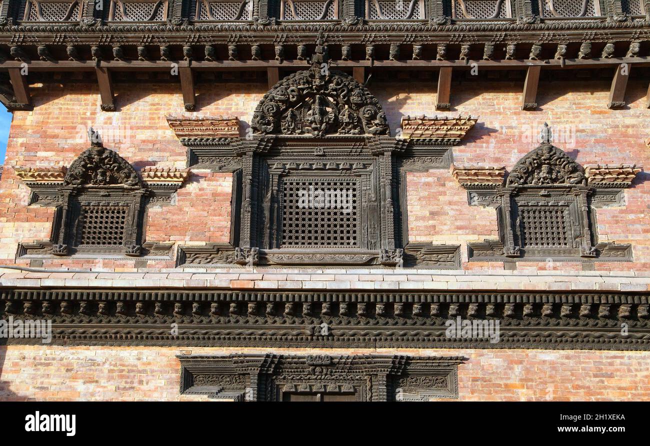 Kathmandu nepal architecture wood hi-res stock photography and images ...