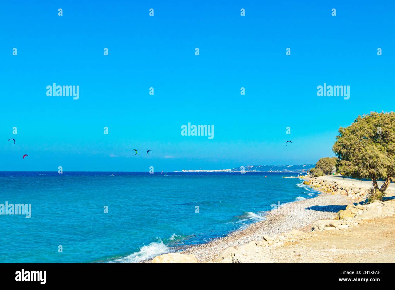 Relax windsurfing and vacation in Rhodes in Greece and the beautiful ...