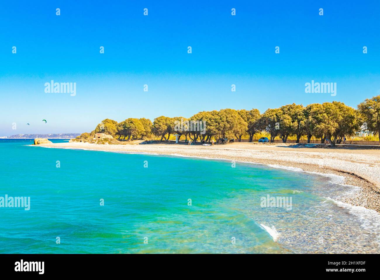 Kremasti beach hi-res stock photography and images - Alamy