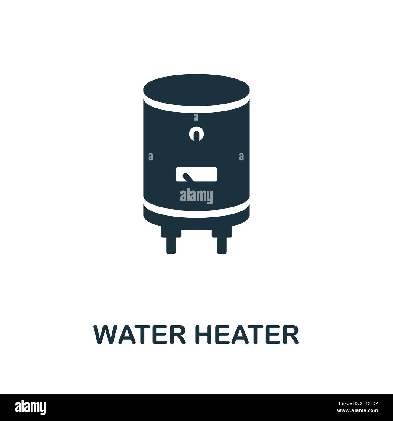 Solar water heater Stock Vector Images - Alamy