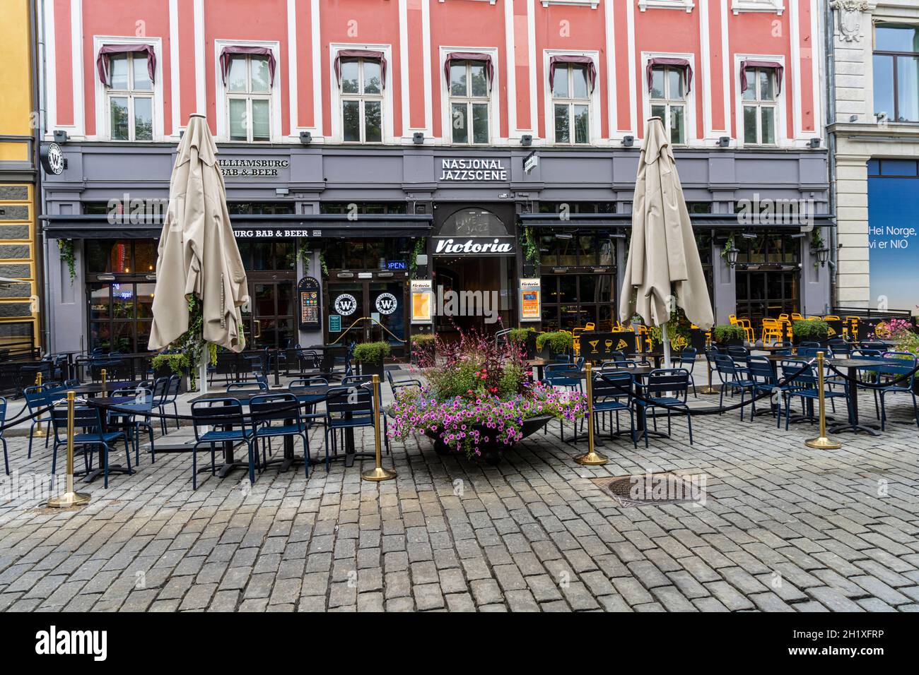 Oslo, Norway. September 2021. exterior view National Jazz Scene event ...