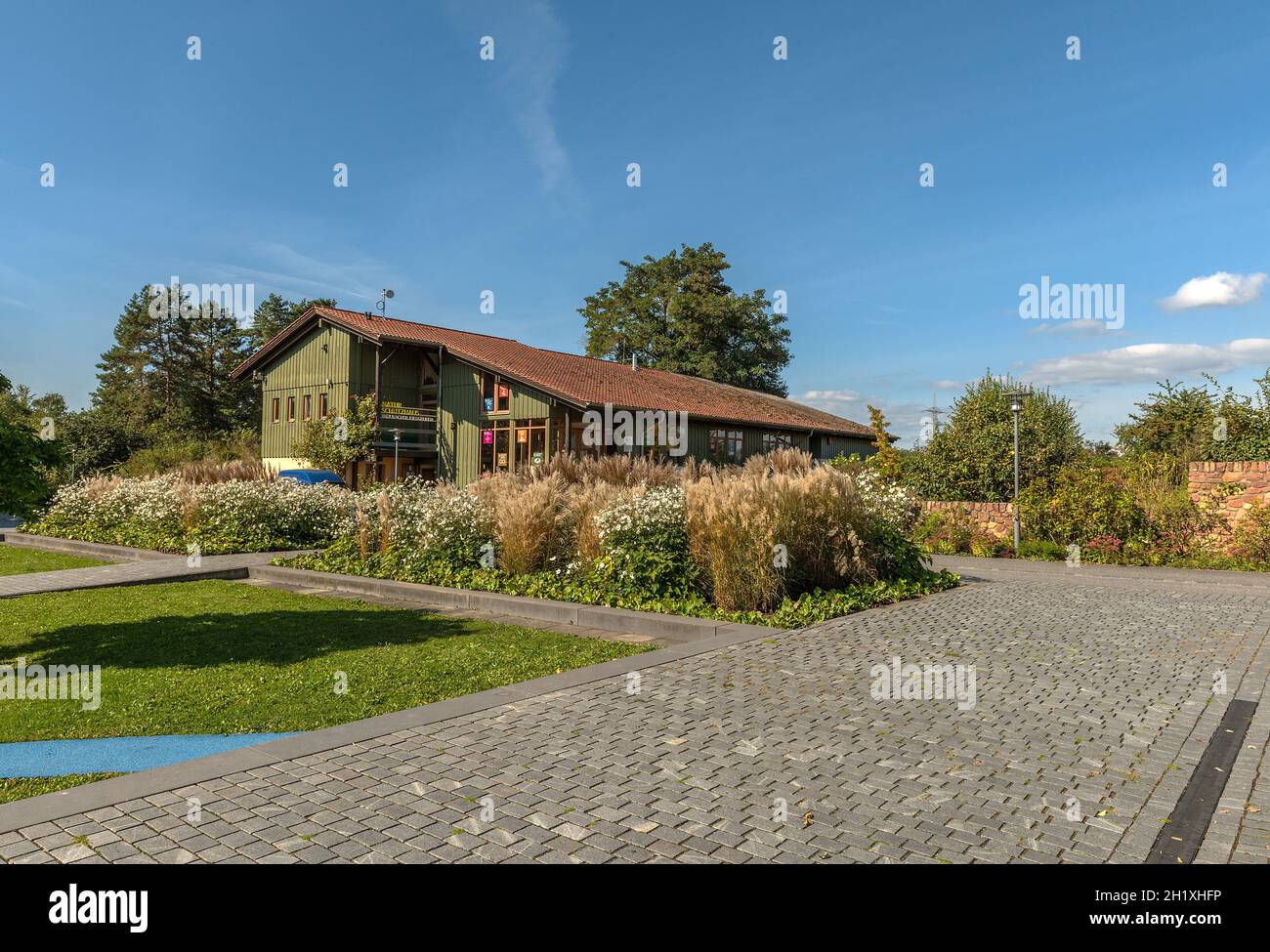 Visitor Center Regional Park Rhein-Main, Floersheim, Germany Stock ...