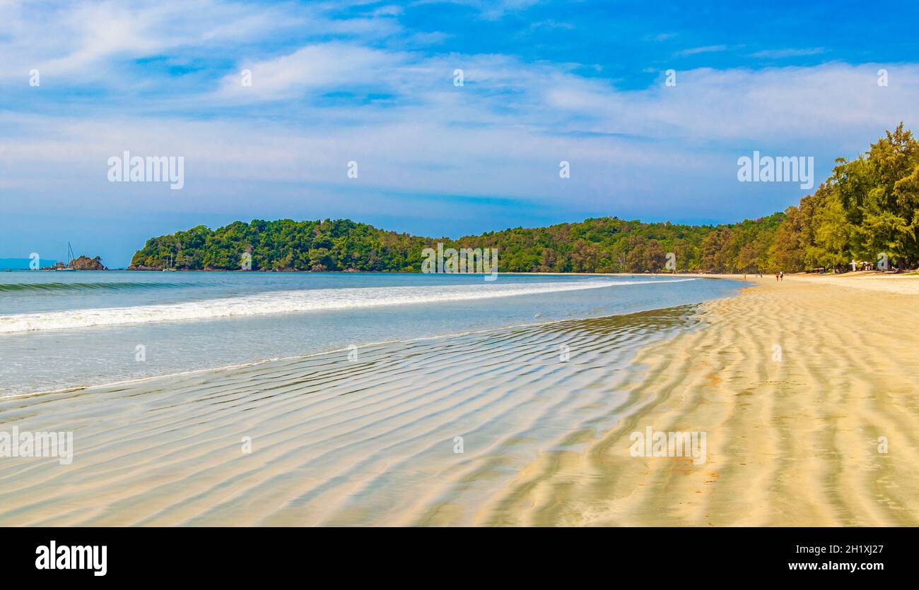 Tropical Paradise island Koh Phayam Aow Yai Beach landscape panorama ...
