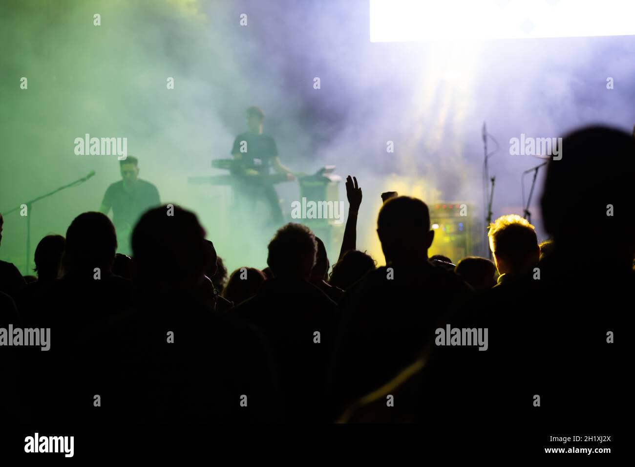 Concert cheering hi-res stock photography and images - Alamy