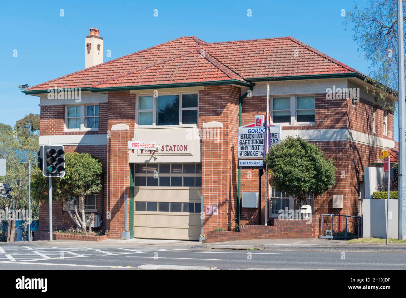 Pymble (Gordon) Fire Station on Sydney's upper north shore, NSW ...