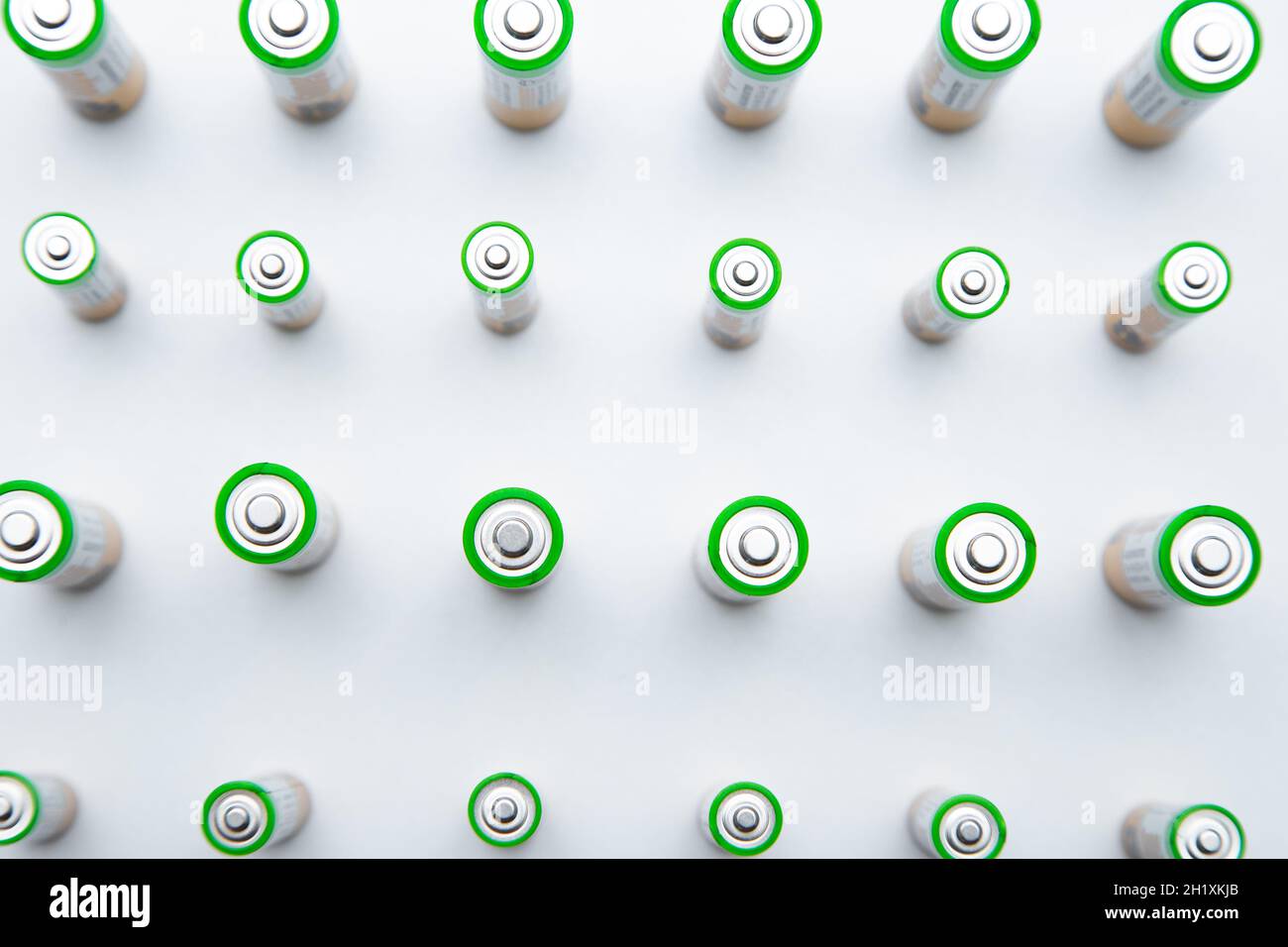 The batteries are arranged in a triangle in the upper corner of the ...