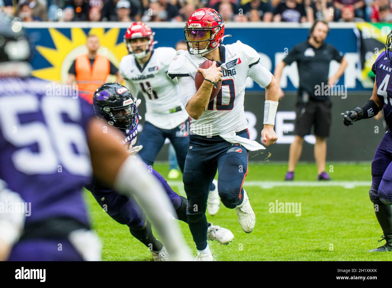 QB # 10 Jadrian Clark / Hamburg Sea Devils Stock Photo - Alamy