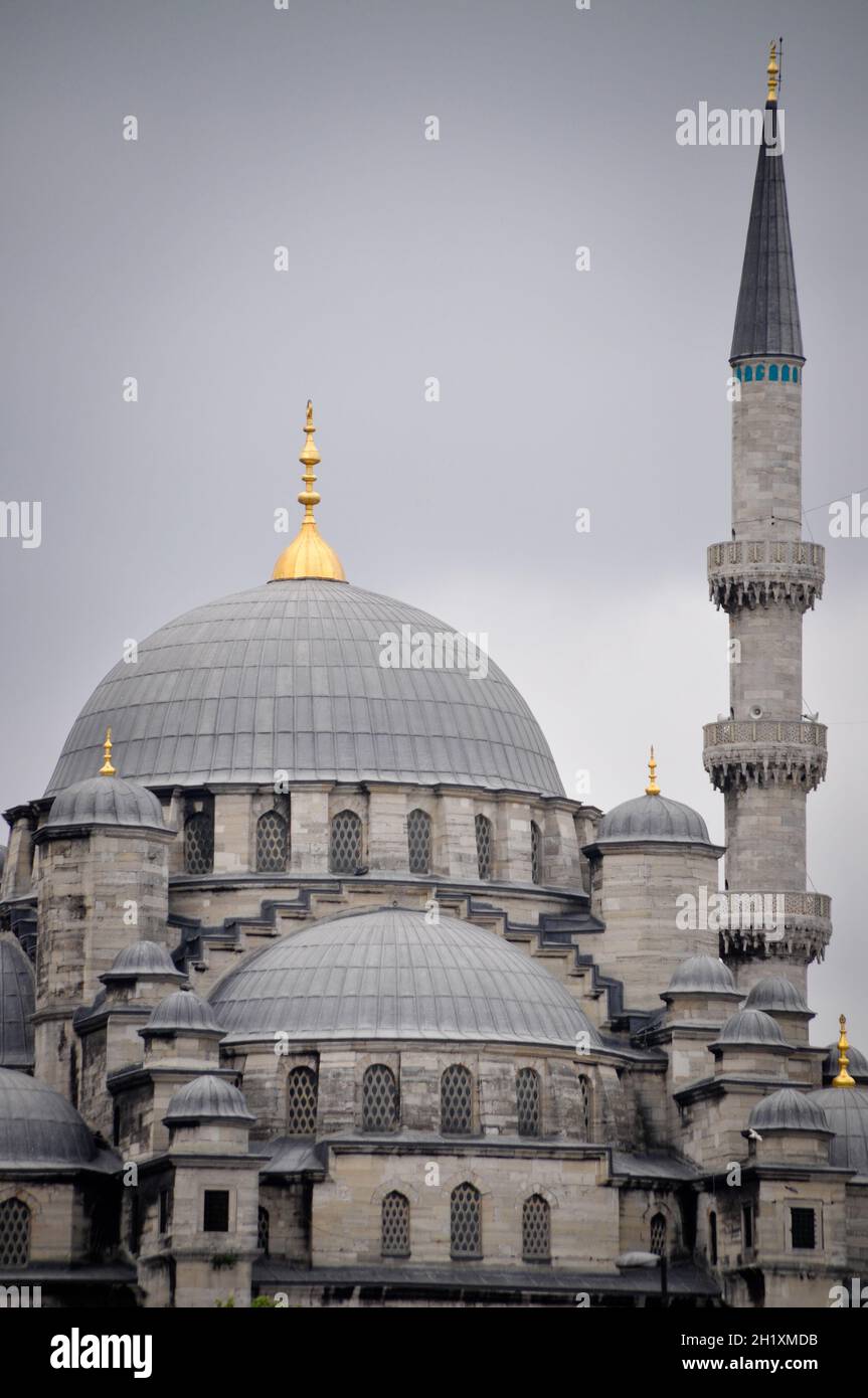Ottoman style architecture, mosques and minarets details, Istanbul ...