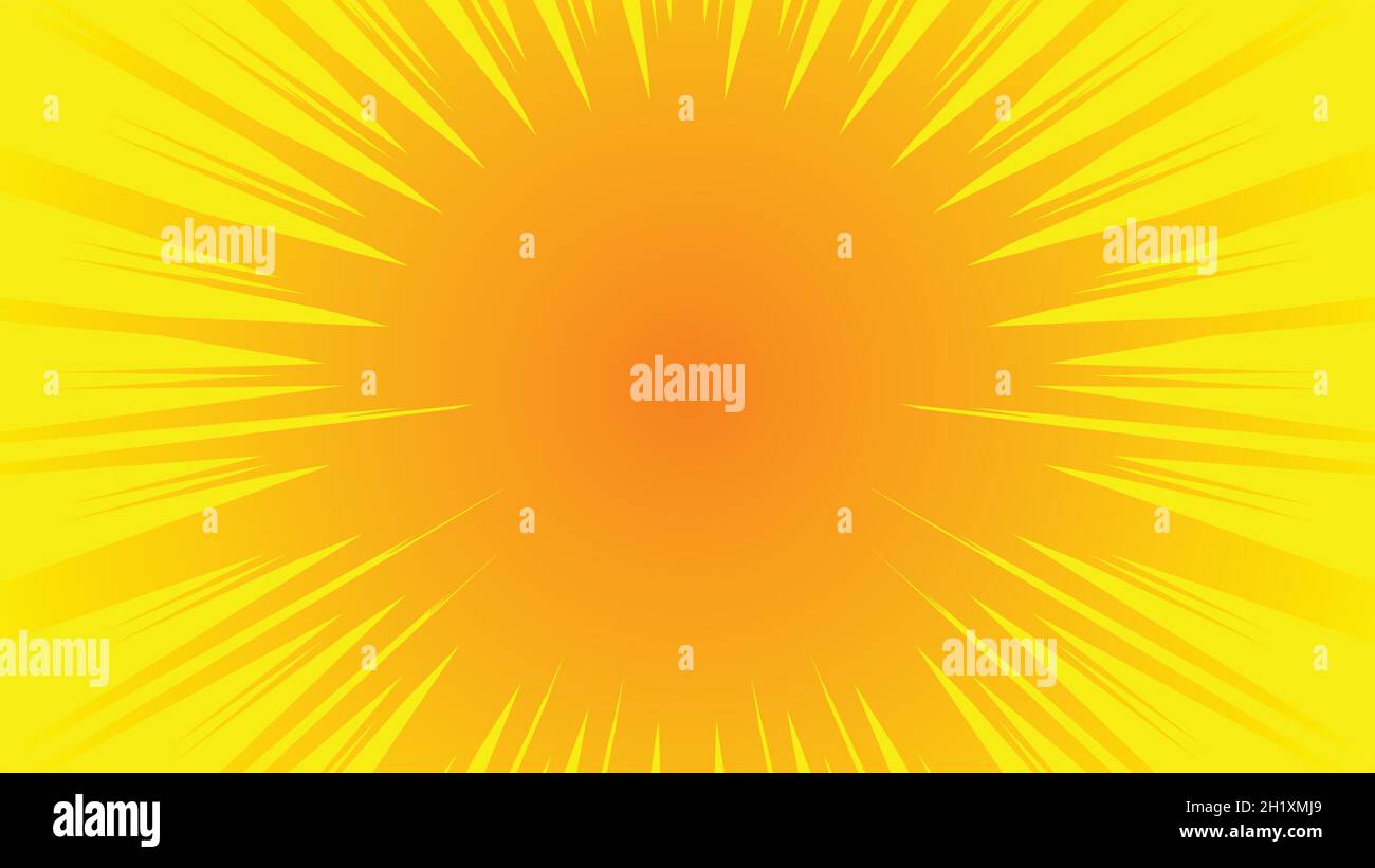 Sunlight abstract background. yellow color burst background. Vector ...