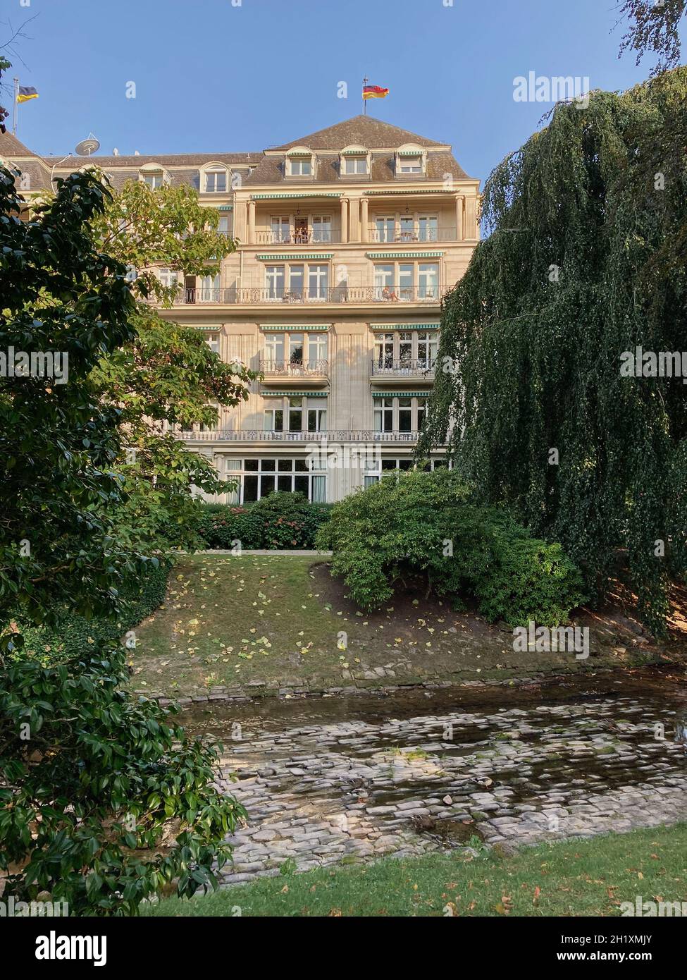 Baden-Baden is a spa town in southwestern Germany’s Black Forest, near ...
