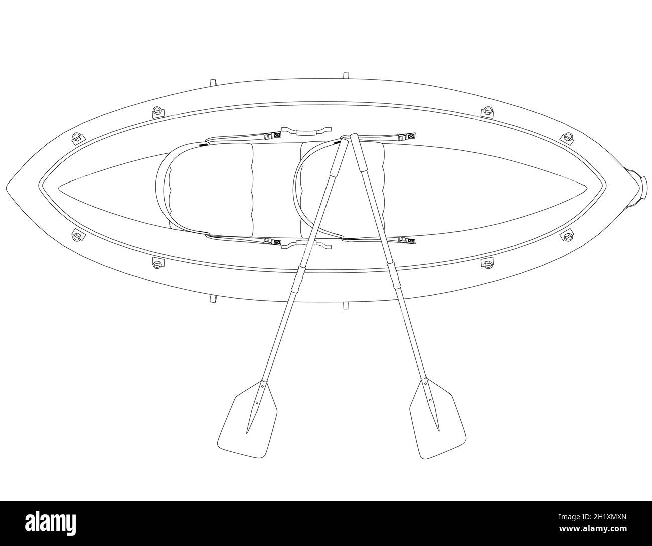 Rowing scull drawing hi-res stock photography and images - Alamy