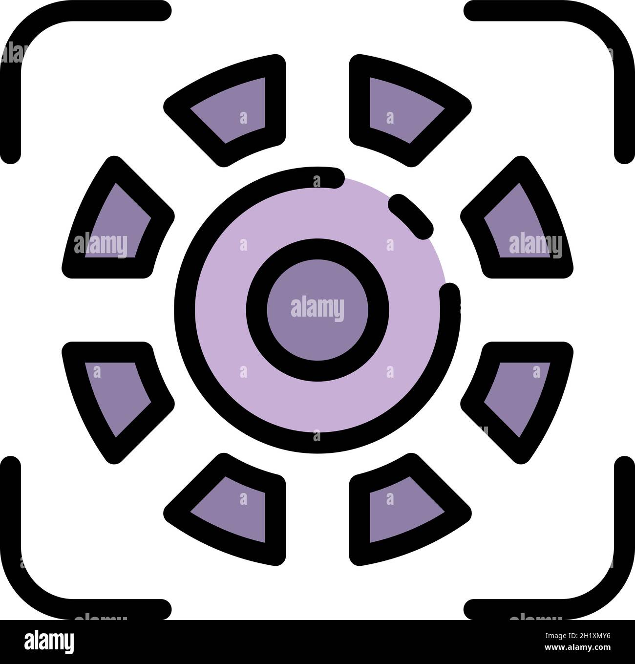 Biometric authentication icon. Outline biometric authentication vector ... Biometric authentication icon. Outline biometric authentication vector ...