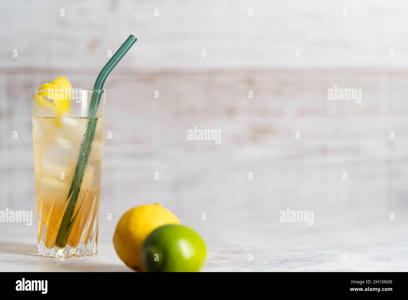 Capilé (traditional Portuguese syrup based drink made with maidenhair ...