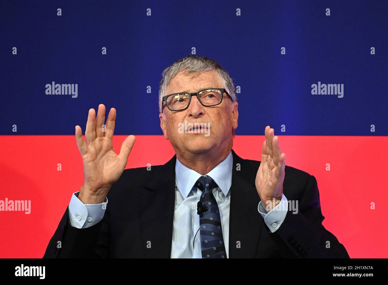 Bill Gates speaks during the Global Investment Summit at the Science ...