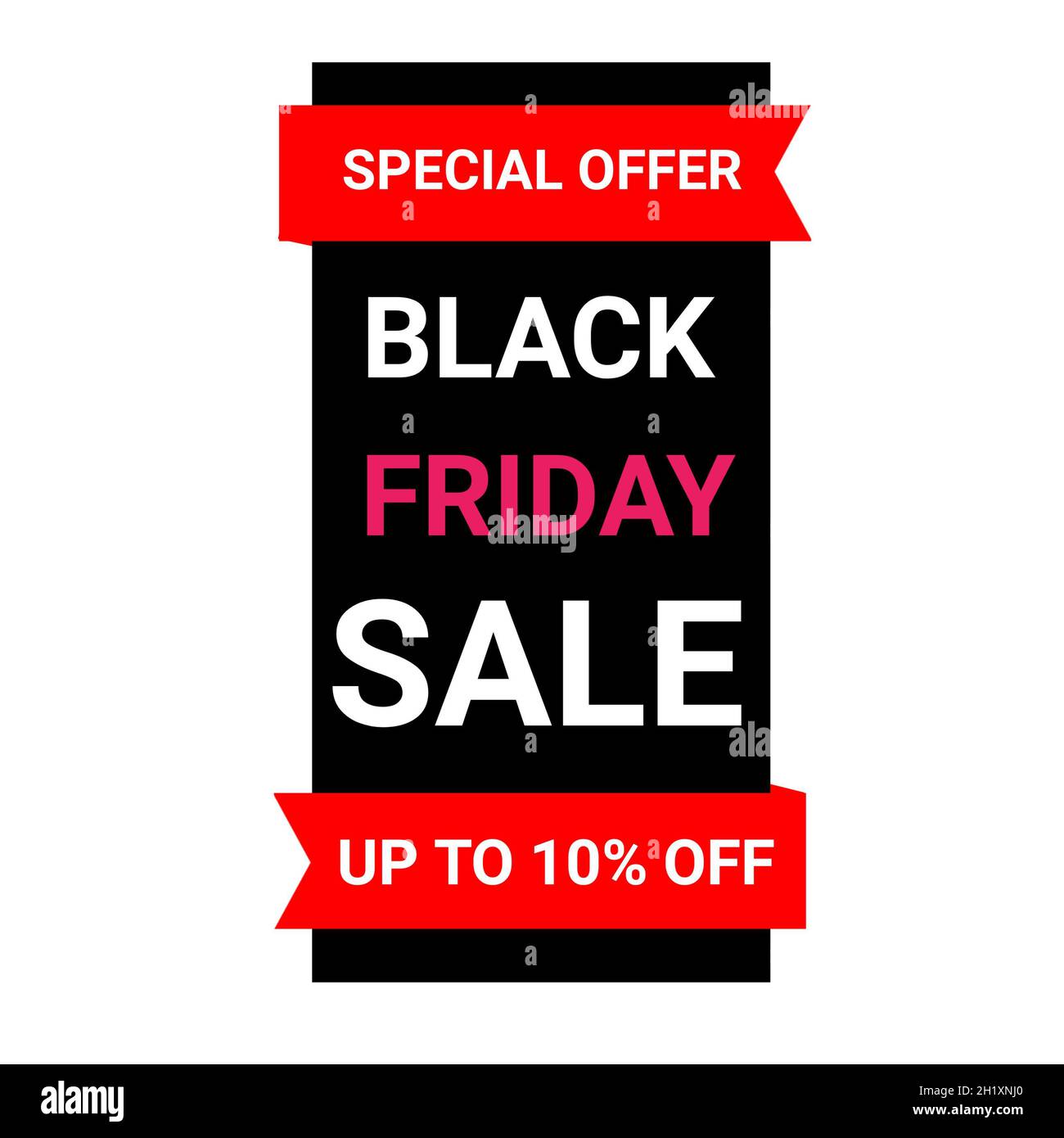 Black friday 10 percent Cut Out Stock Images & Pictures - Alamy