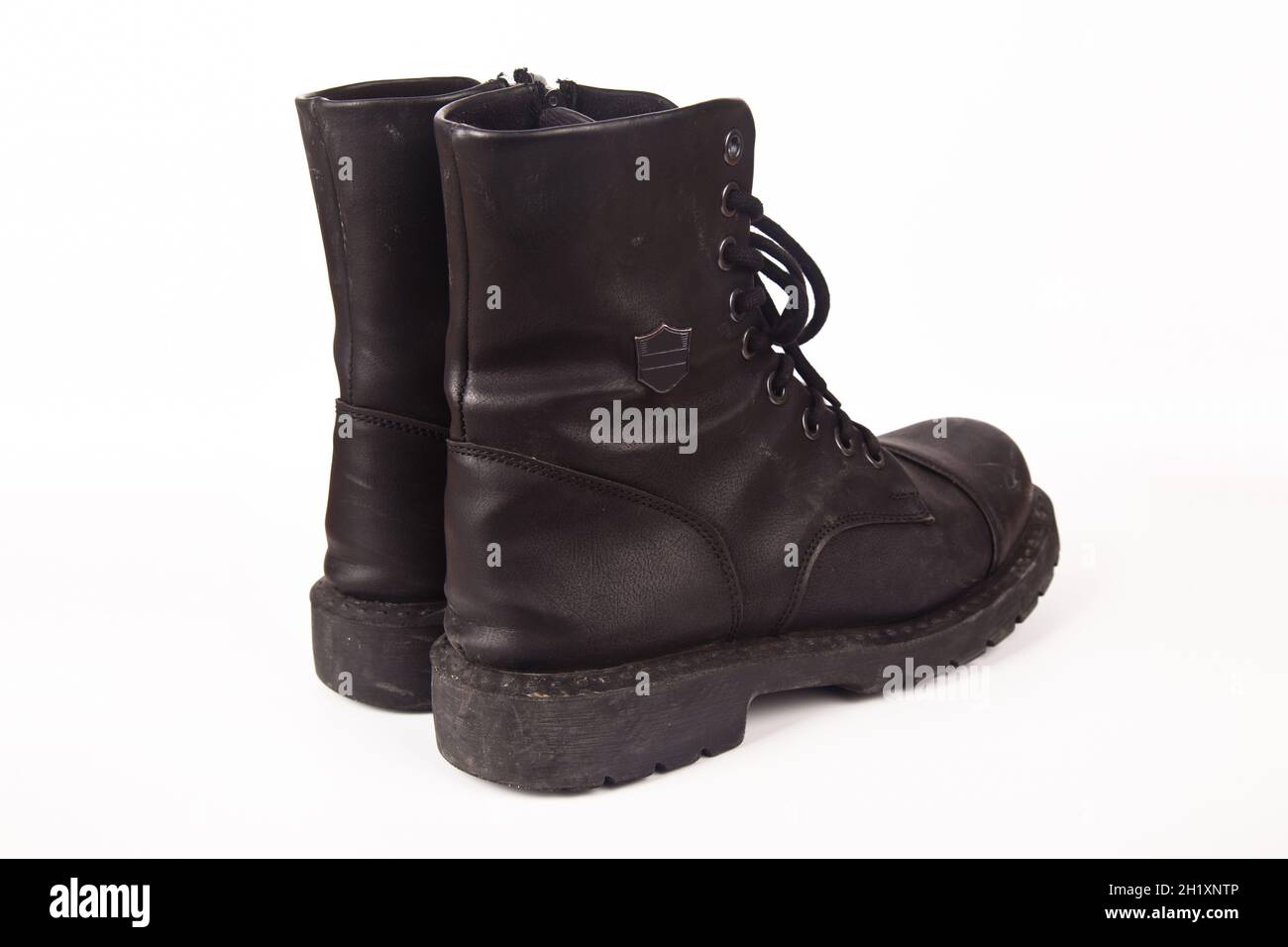 Hiking shoes and a white background, Sturdy hiking boots, strong hiking ...