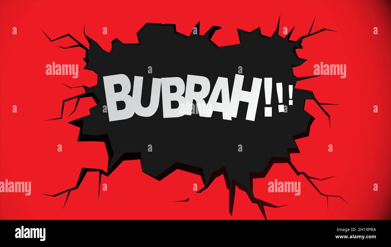 Vector illustration of hole on red background. Template for a content ...