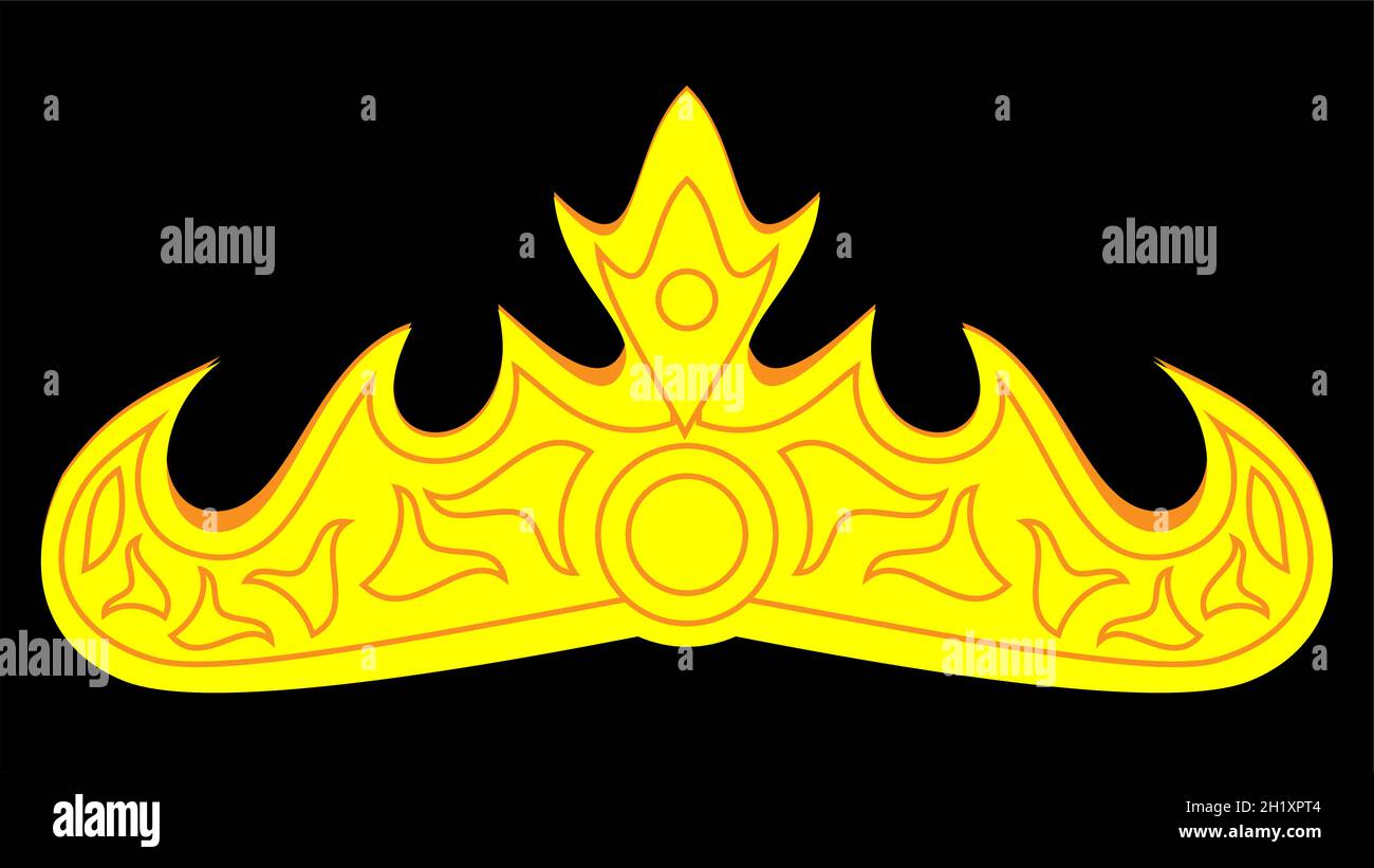 Siger Lampung vector, Siger bridal crown Lampung Stock Vector Image ...