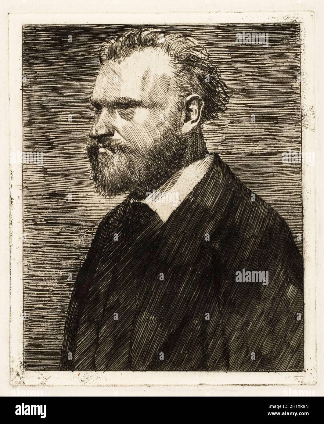 Edouard Manet (1832-1883), French modernist painter, drypoint portrait ...