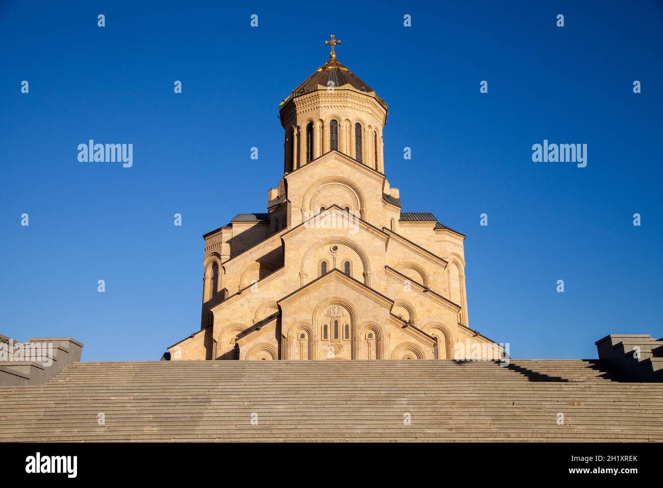 Holy Trinity Cathedral view, Tbilisi, Georgia Stock Photo - Alamy