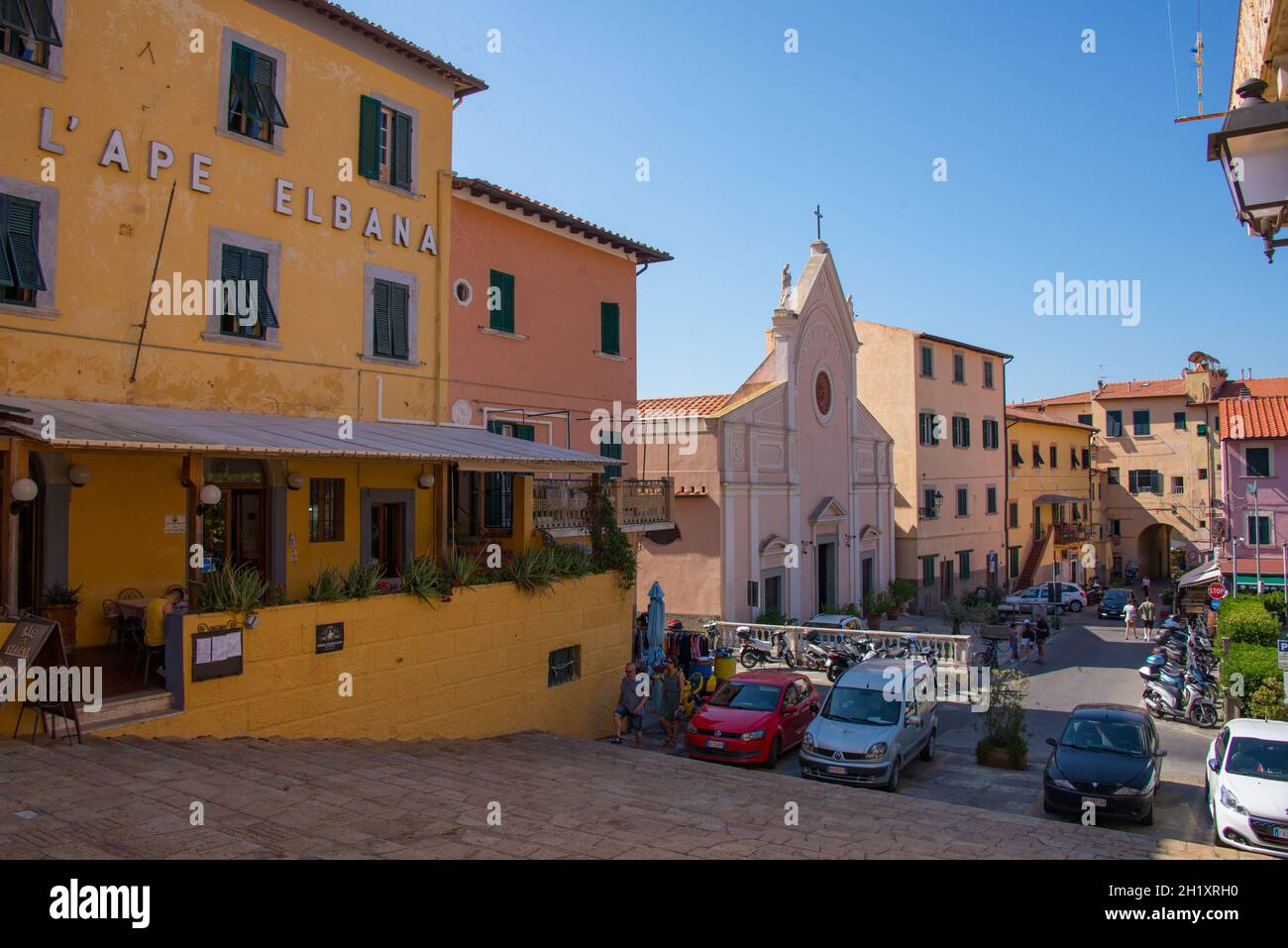 Europe, Italy, Tuscany, Elba Island, Portoferraio, old town Stock Photo ...
