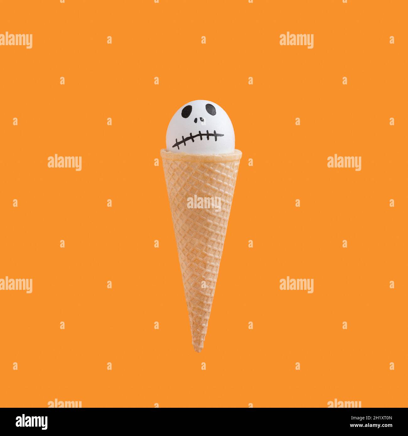 Halloween themed ice cream Stock Photo - Alamy