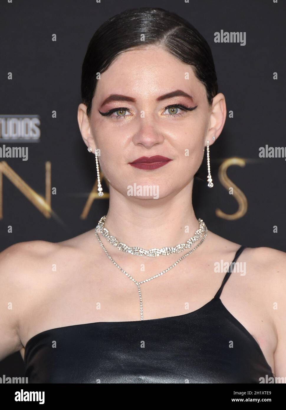 Hollywood, CA, October 18, 2021. Sandra Mae Frank arrives at Marvel ...